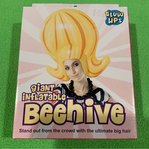 Costumes | Inflatable Beehive Big Hair Blow Up Nwot | Poshmark